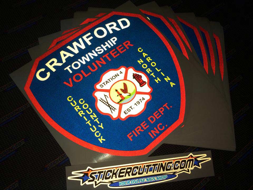 Custom Reflective Stickers | Reflective Decals | Any Shape & Size