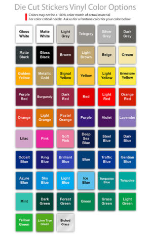 Outdoor Custom Die-Cut Stickers | Vinyl Die-Cut Outdoor Decals