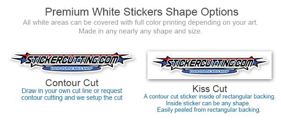 Outdoor Custom Stickers - Labels - Decals - made in Bulk | Die-Cut To Shape